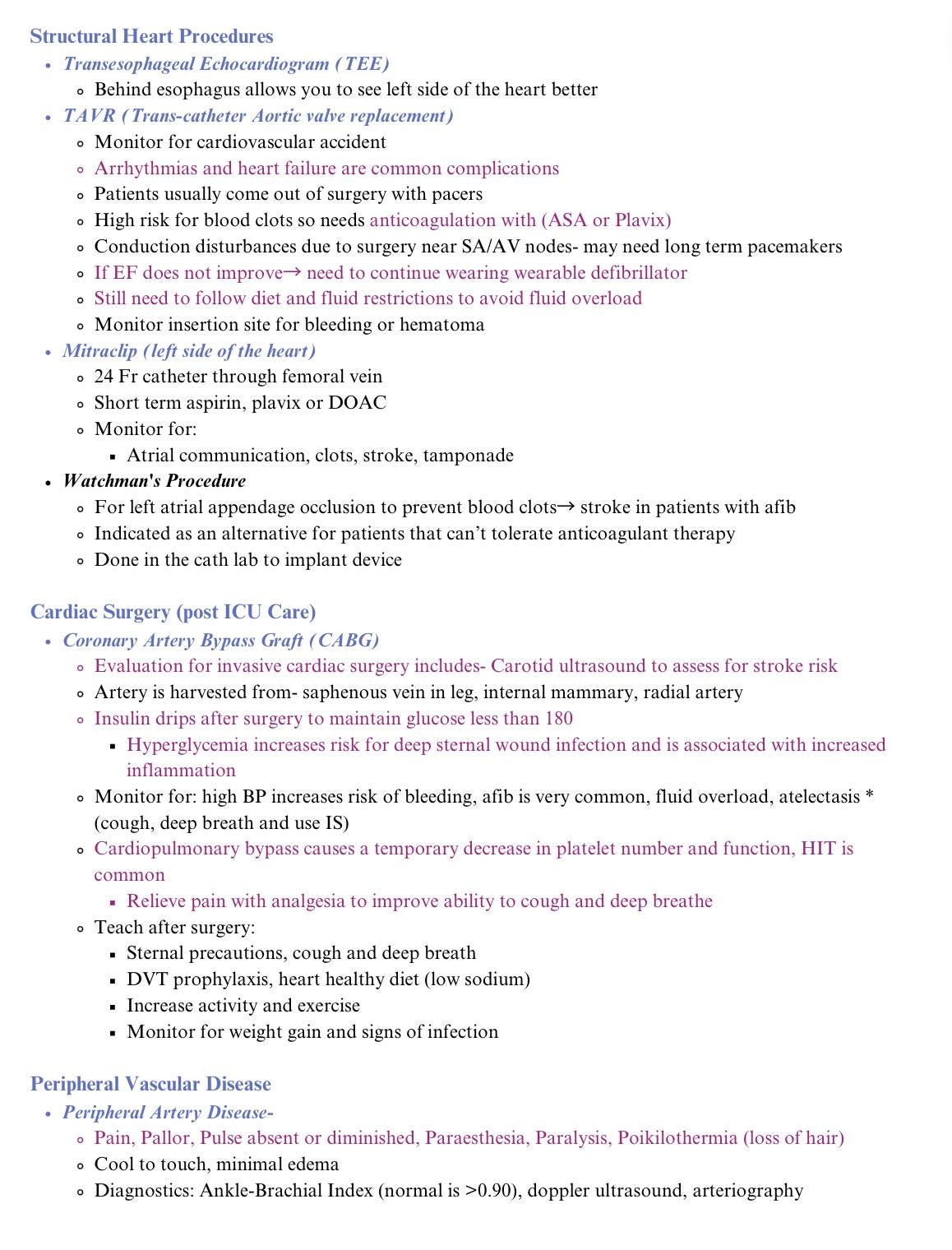 PCCN Review, PCU Pocket Guide - Etsy