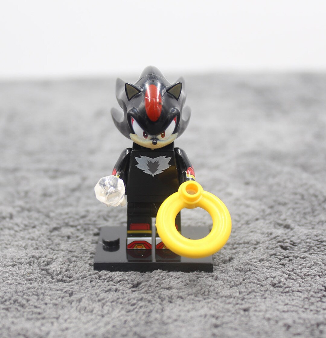 Custom Made Shadow the Hedgehog Minifigure for Sonic the - Etsy