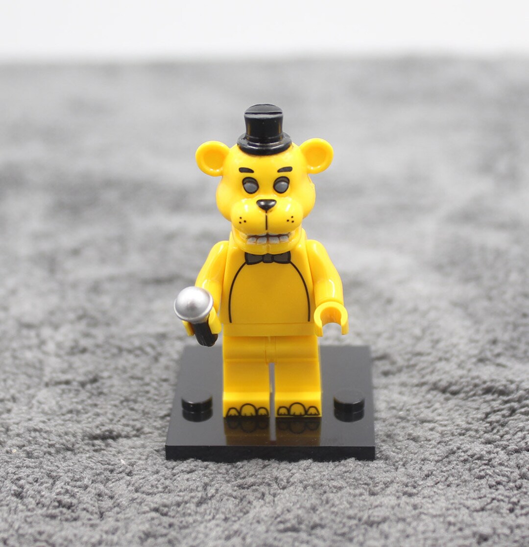Custom Scary Horror Movie Minifigure Golden Freddy Fazbear for - Etsy