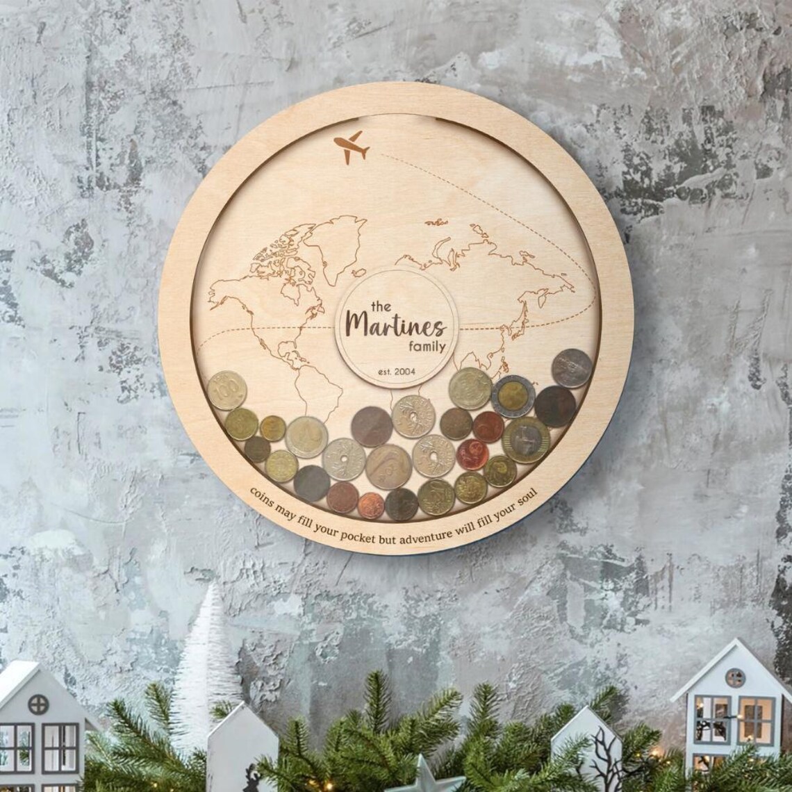 Personalized Travel Coin Holder Gift, Travel Money Holder, 5th ...