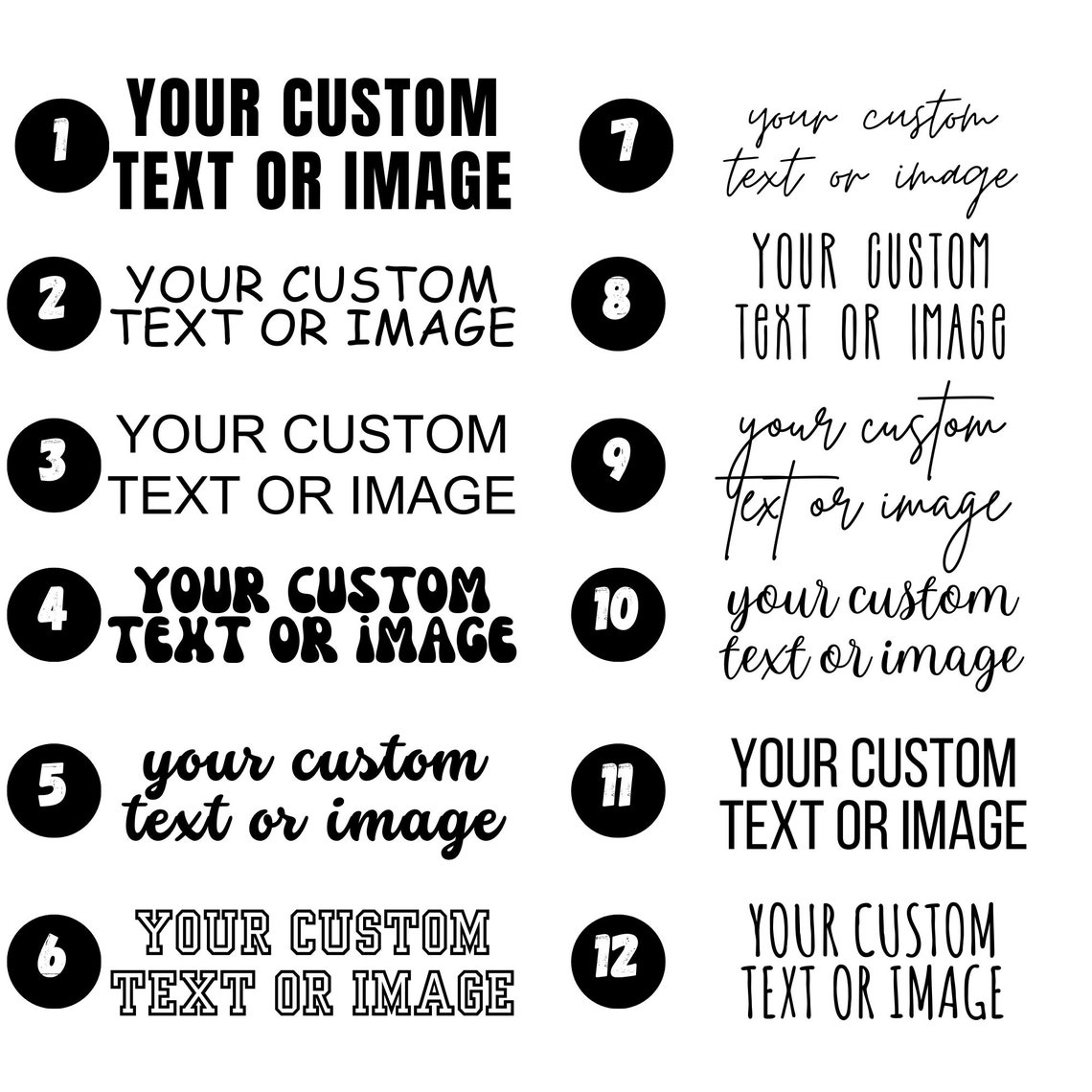 Custom Shirt, Custom Text Shirt, Custom T-shirt, Personalized Texting ...