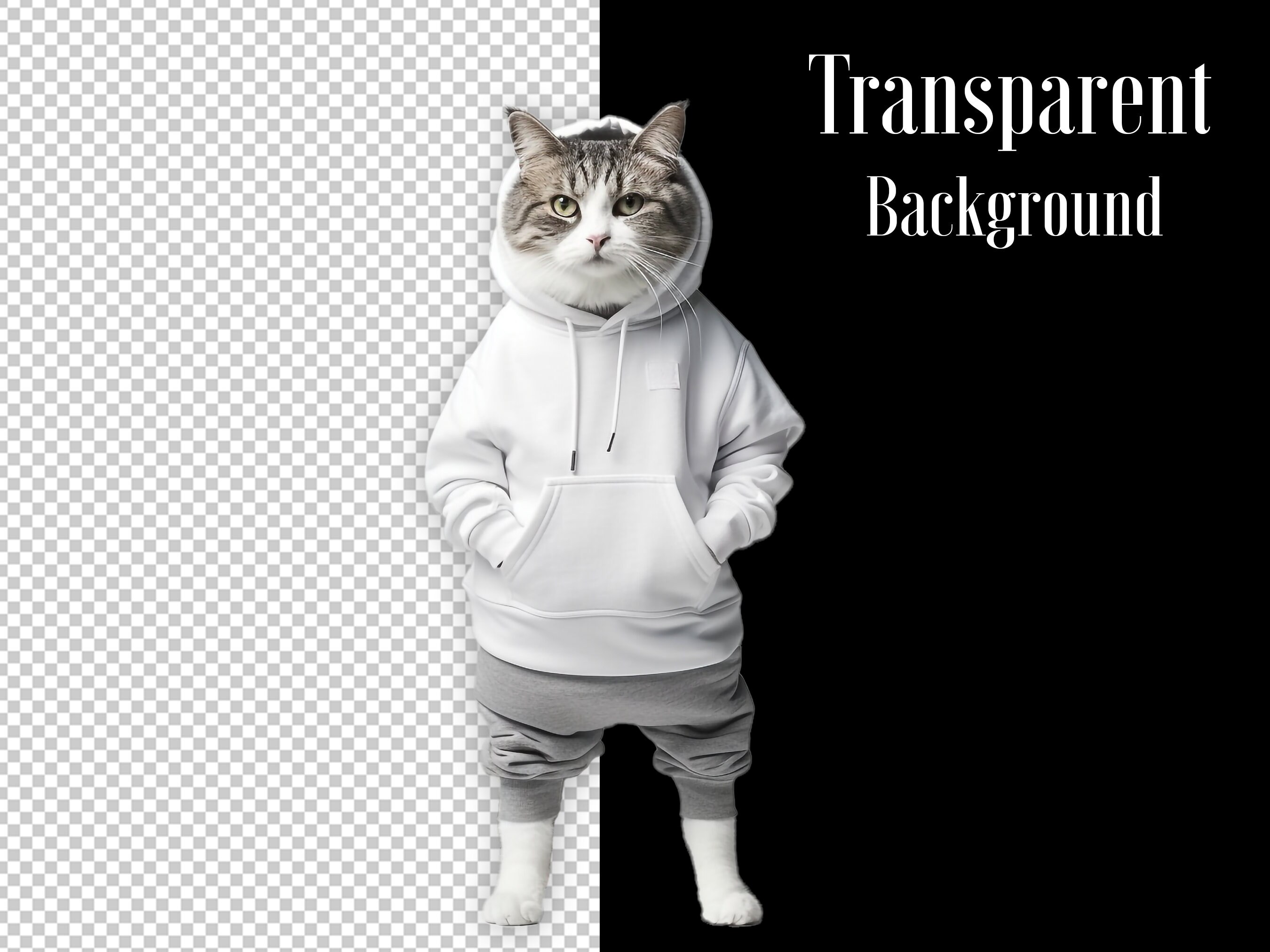 Sporty Cat in Suit Clipart Bundle, [full Body] Cats Wearing Sporty ...