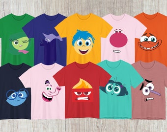 Custom Inside Out Characters Costume, Inside Out 2 Shirt, Inside Out ...