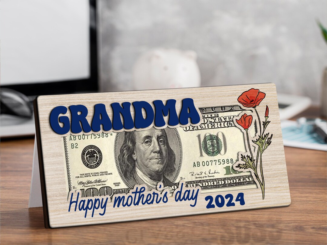 Mother's Day 2024 Money Gift Holder, Personalized Mom Cash Holder ...