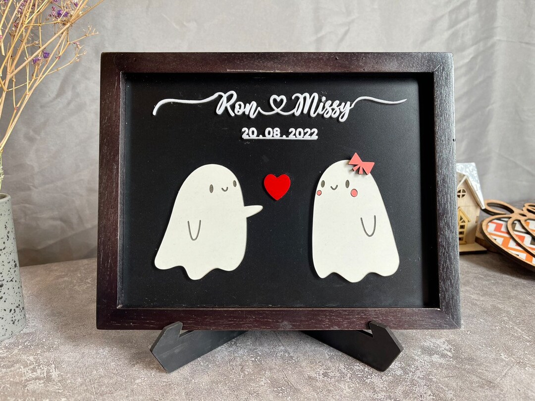 Couple Boo Sign Personalized Couple Anniversary Gifts - Etsy