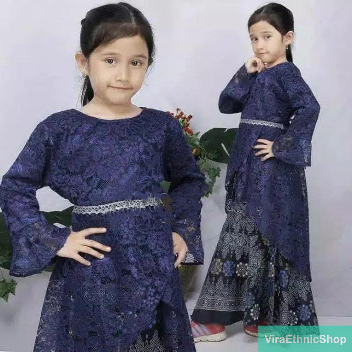 Tiara Children's Kebaya: an Elegant Look for Kids With a Modern Touchkebaya for Girl, Kebaya ...