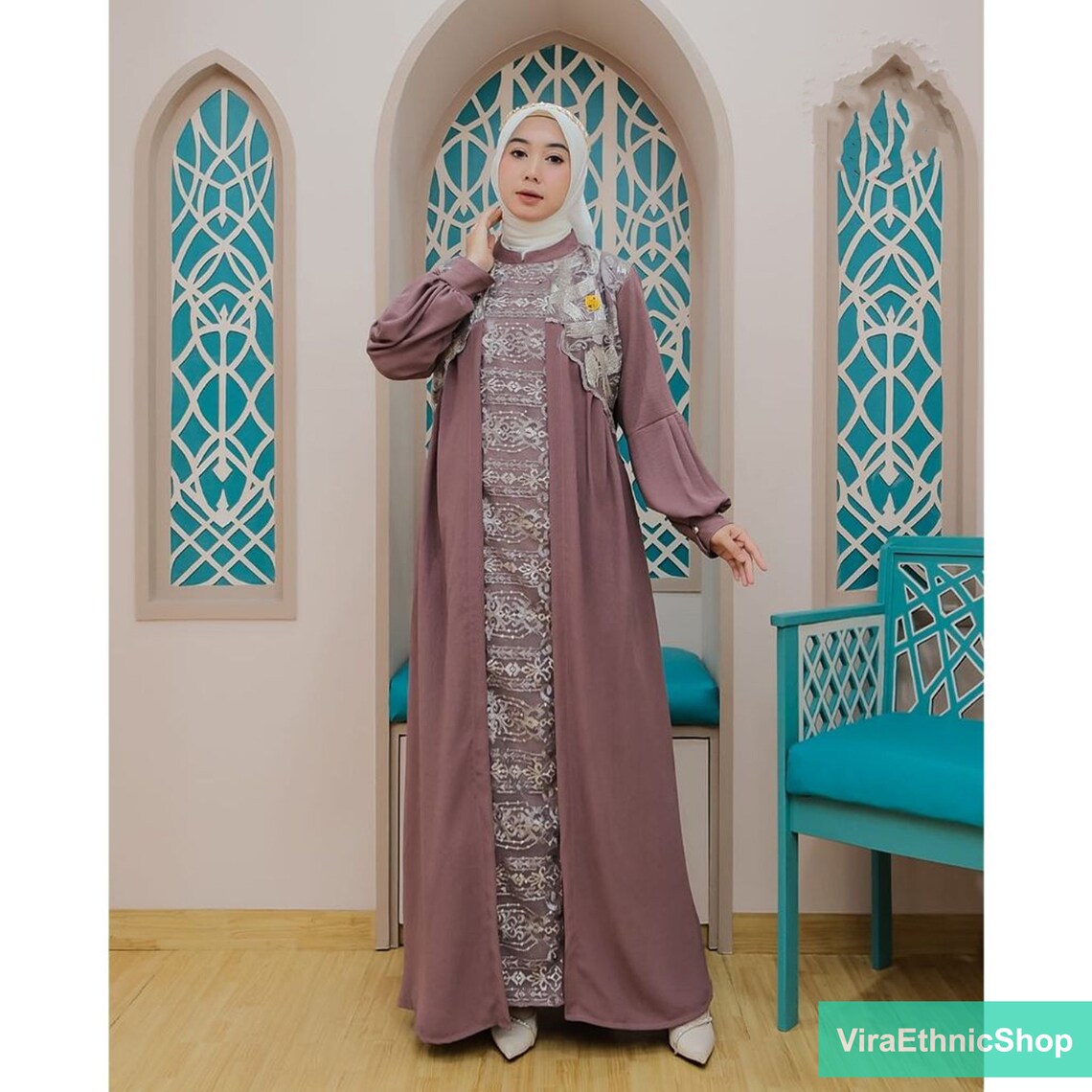 Abaya Shema Series: the Latest Gamis With an Elegant and Modern Touch ...