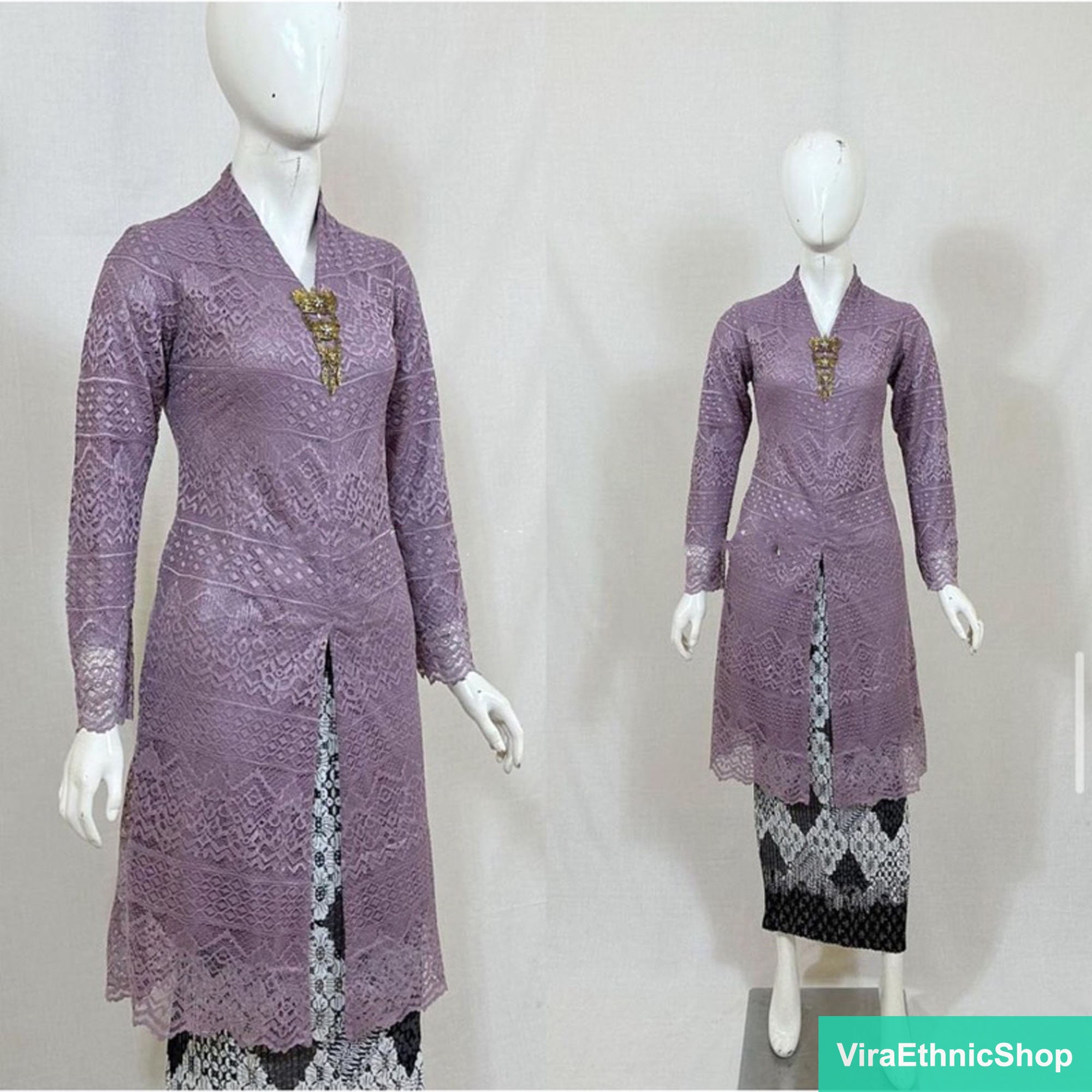 Brocade Tunic Kebaya: Beautiful Combination for Classy Couples Kebaya ...