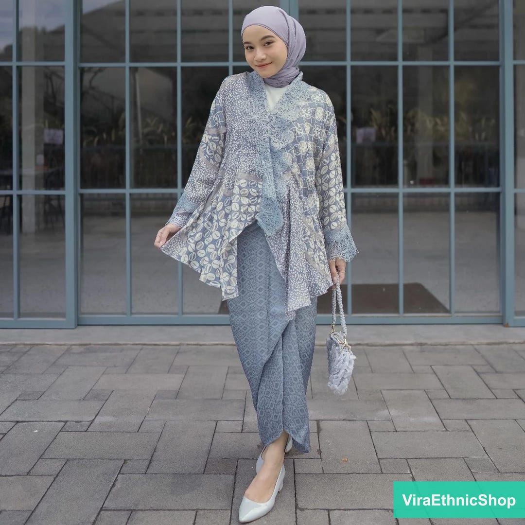 AYUNDA Politika Kebaya Set – Blouse and Wrapped Skirt for Invitations ...