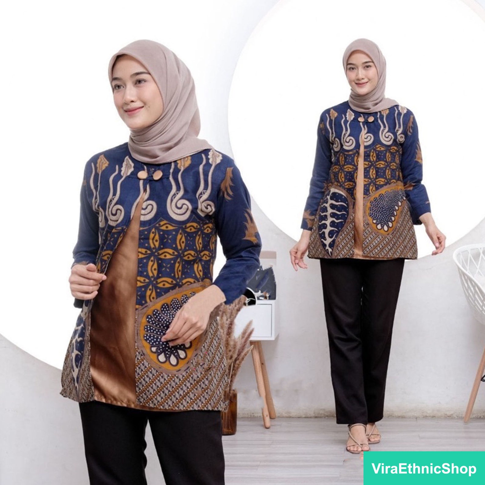 Batik Couple Blouse: A Symbol of Unity in Women's Batik, Batik Women ...