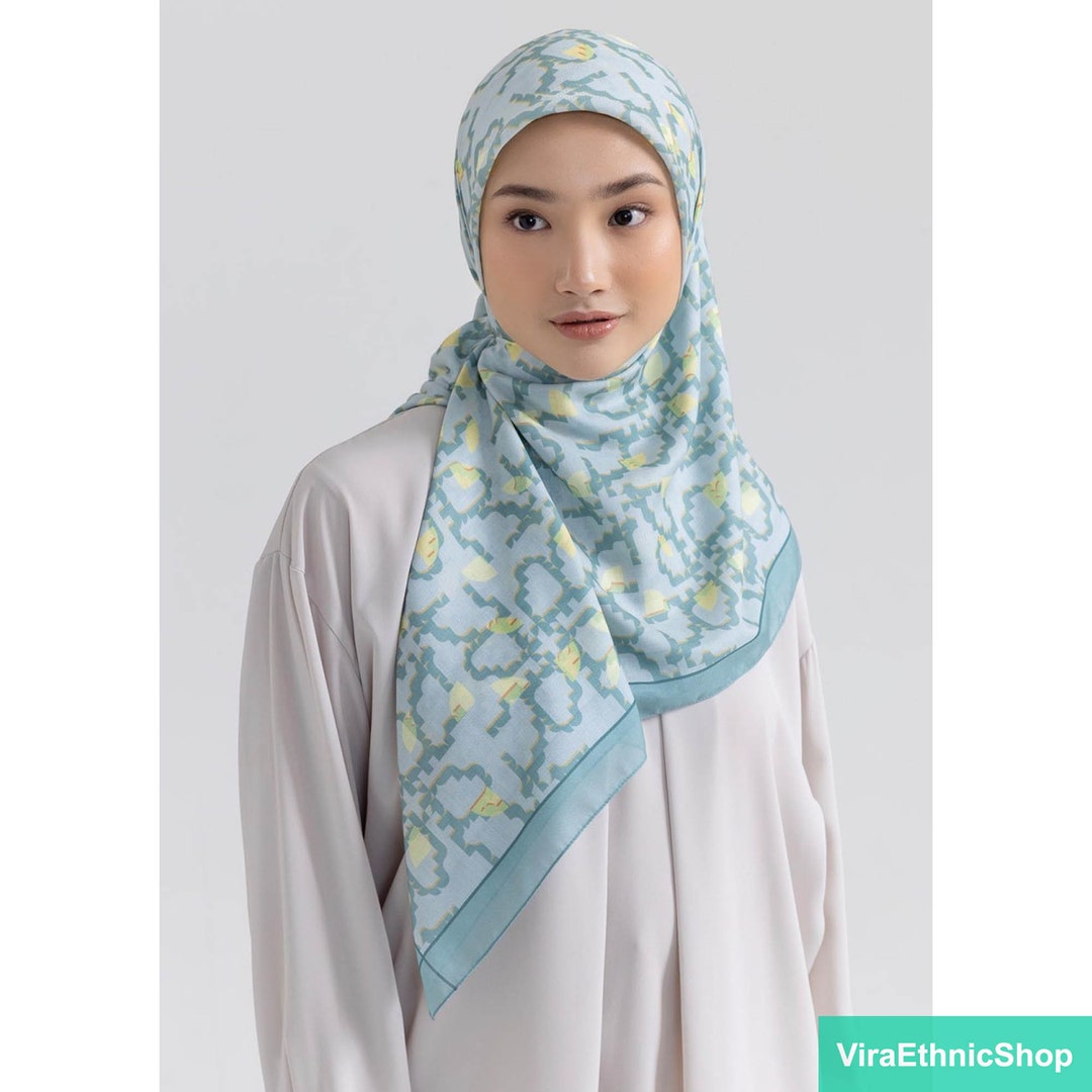 Thara Riamiranda Scarf: Mix Bold Colors for Your Unique Look, Hijab, Scarf, Headscarf, Headwrap ...