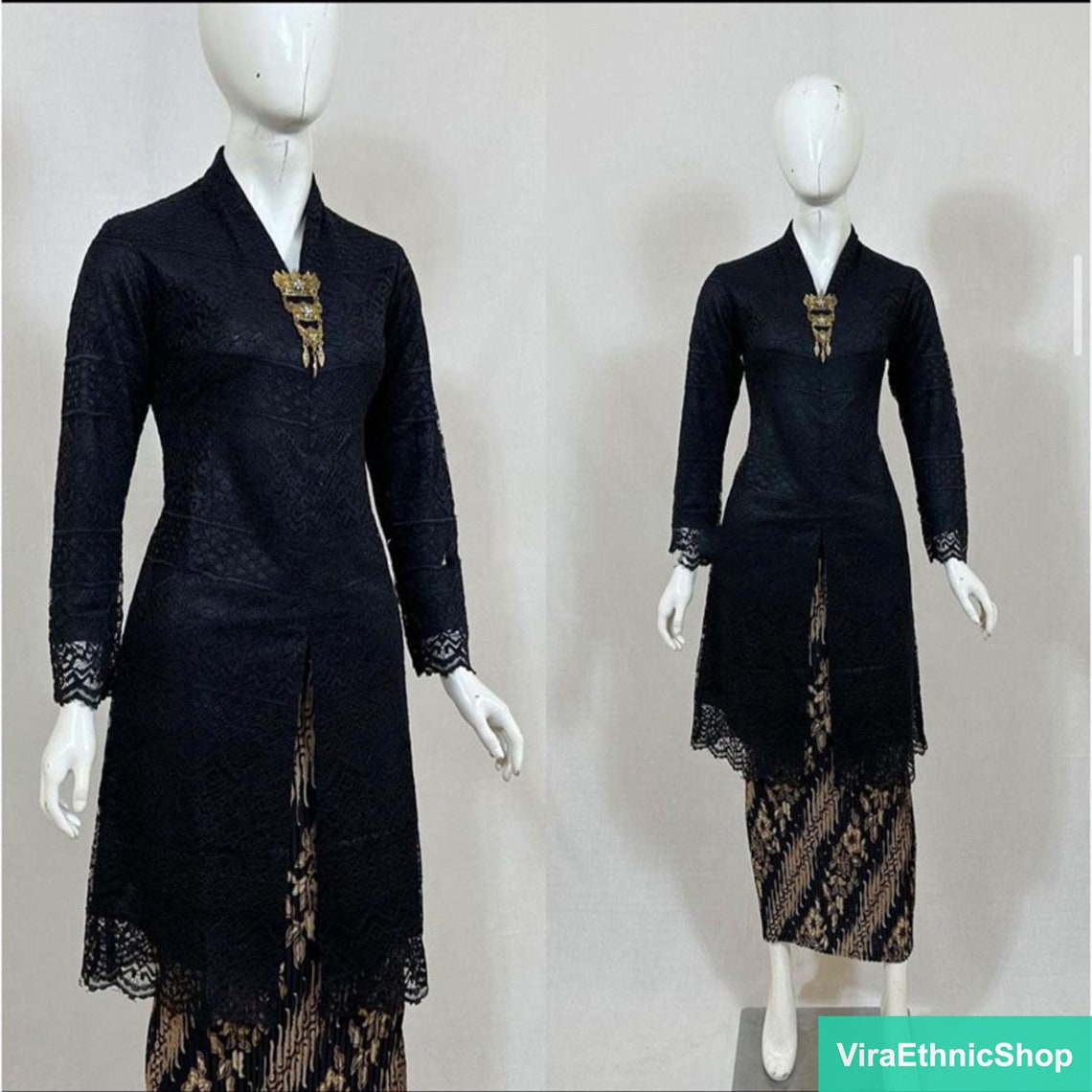 Brocade Tunic Kebaya: Beautiful Combination for Classy Couples Kebaya ...