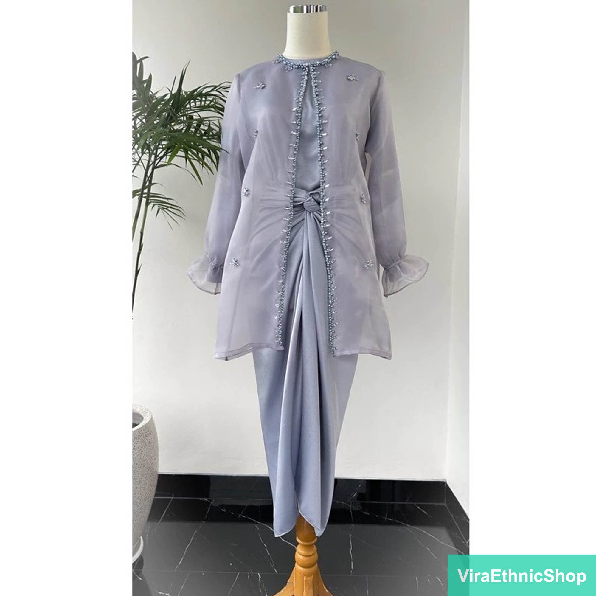 Charming Outer - Kebaya Couple Shirt, Women's Contemporary Kebaya ...
