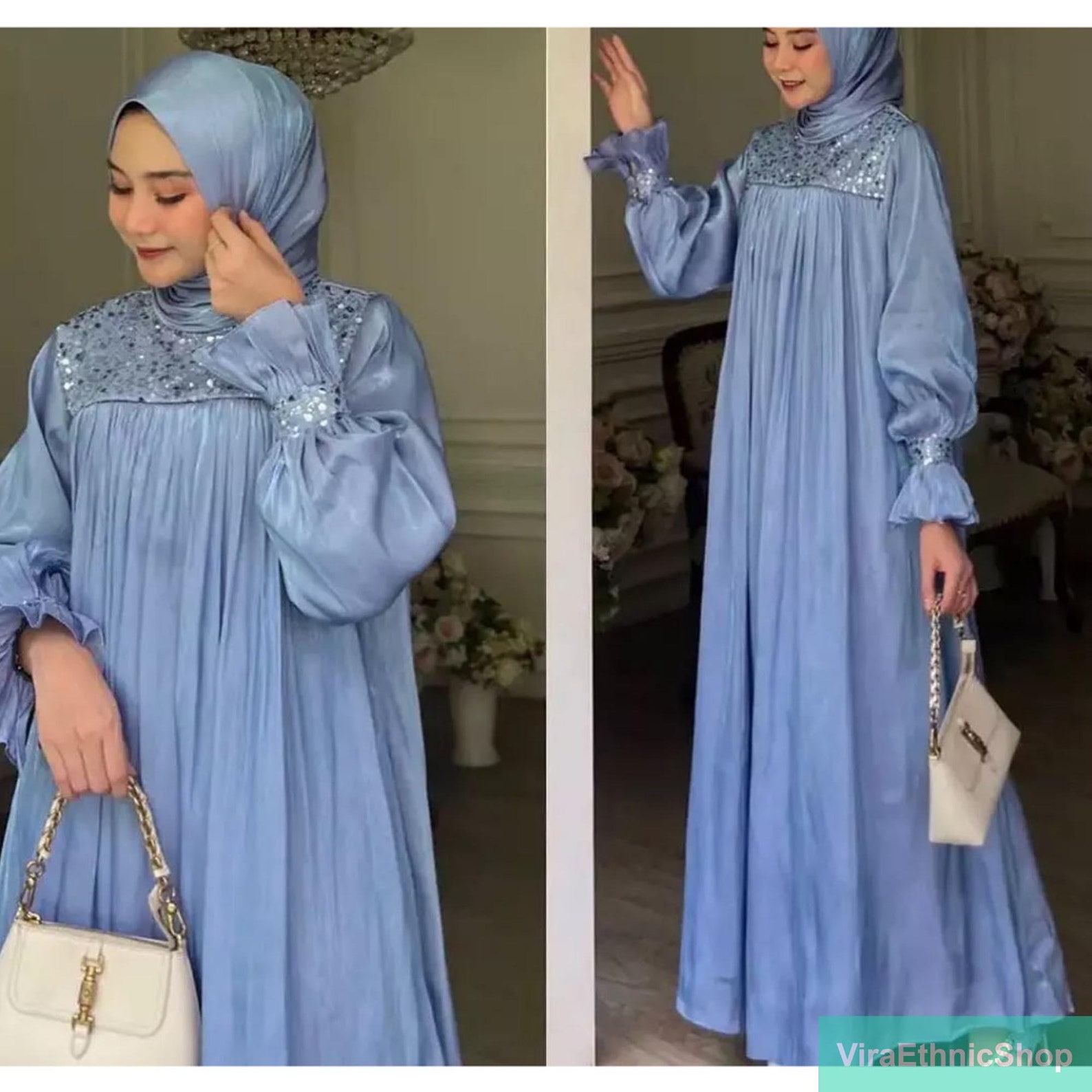 Neira Women's Muslim Gamis - Glamorous Design, Stunning Appearance ...