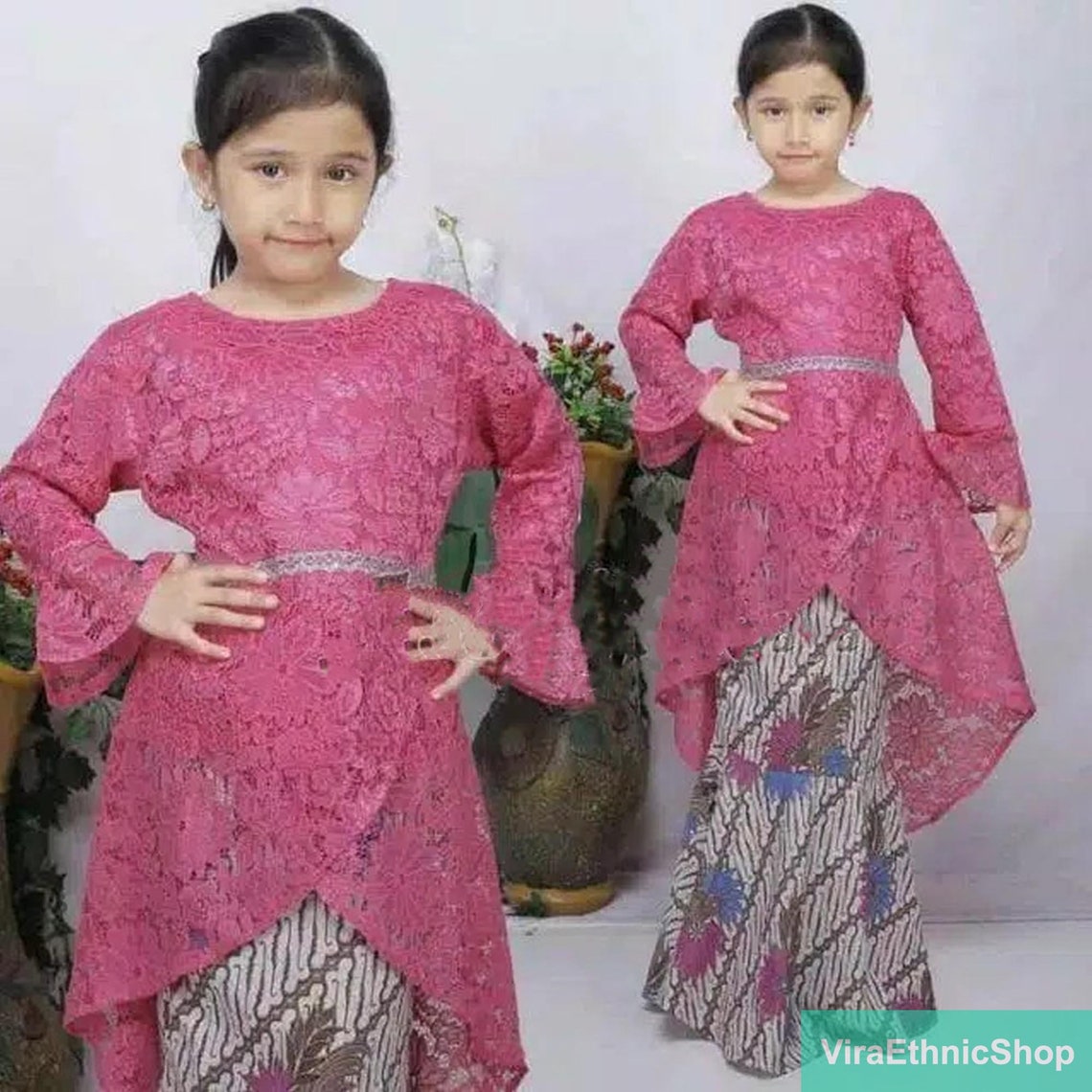 Tiara Children's Kebaya: an Elegant Look for Kids With a Modern Touchkebaya for Girl, Kebaya ...