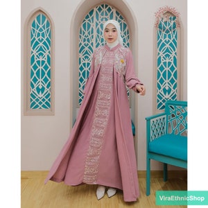 Abaya Shema Series: the Latest Gamis With an Elegant and Modern Touch ...