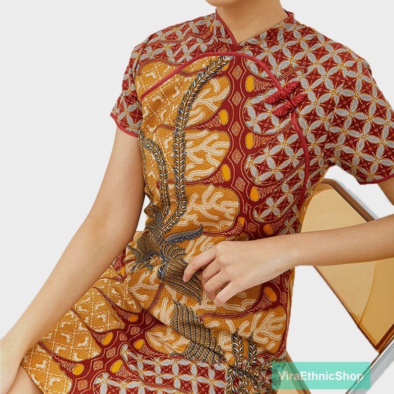 Unique Batik Style Dress With Graceful Details, Batik Dress, Batik ...