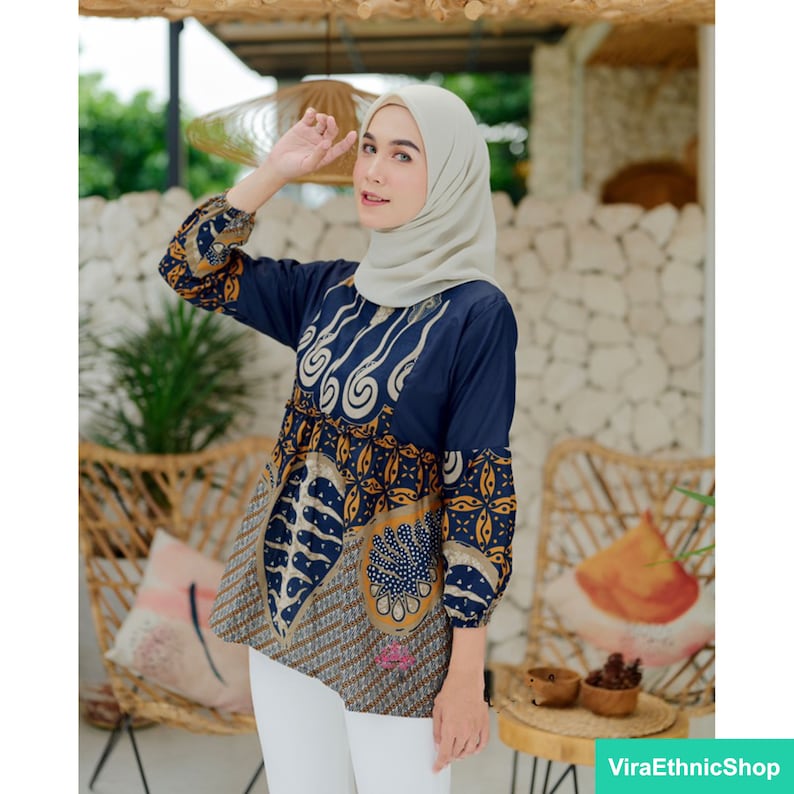 Batik Couple Blouse: A Symbol of Unity in Women's Batik, Batik Women, Women Blouse, Batik Blouse ...