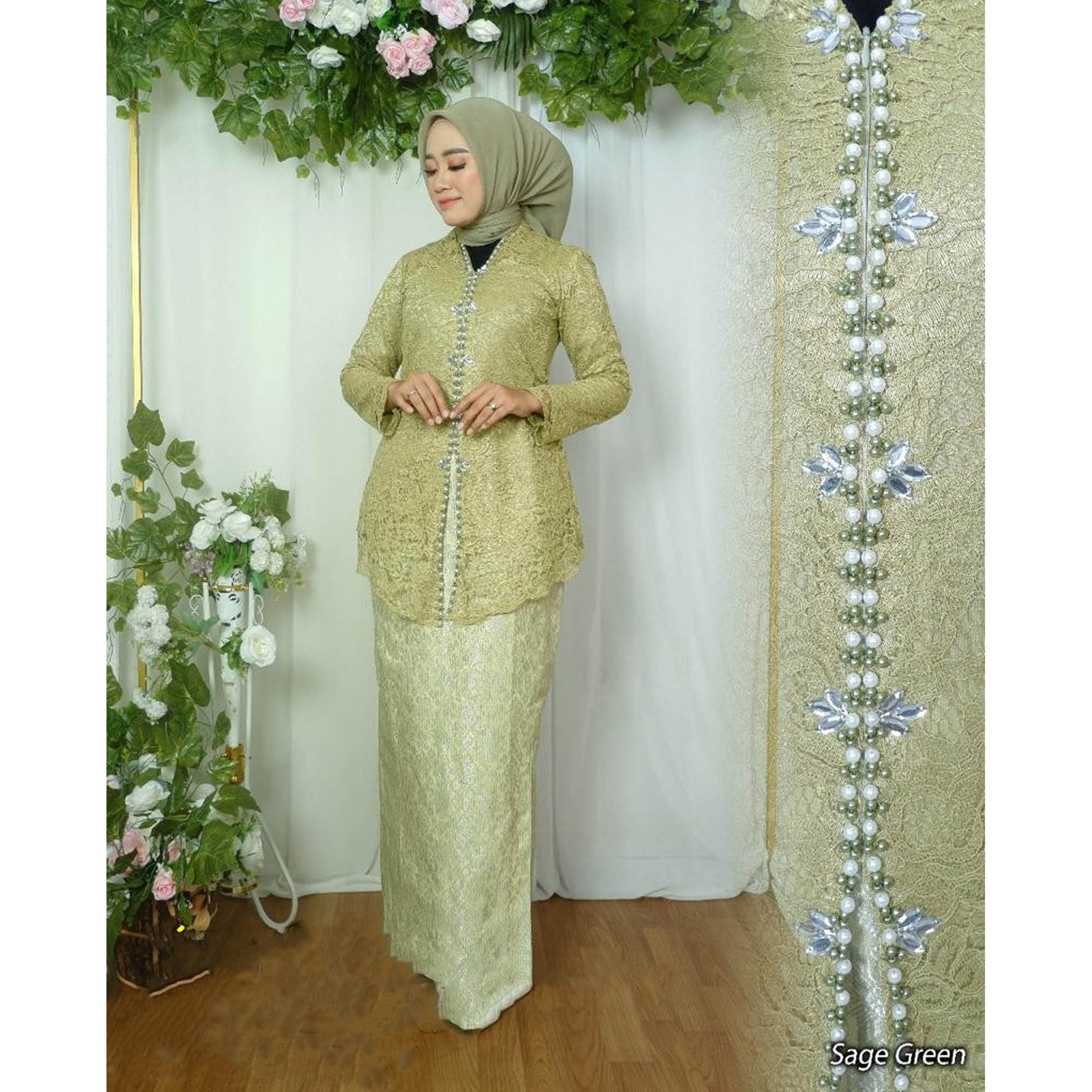 Encim Brocade Graduation Suit Kebaya: an Elegant Combination of ...