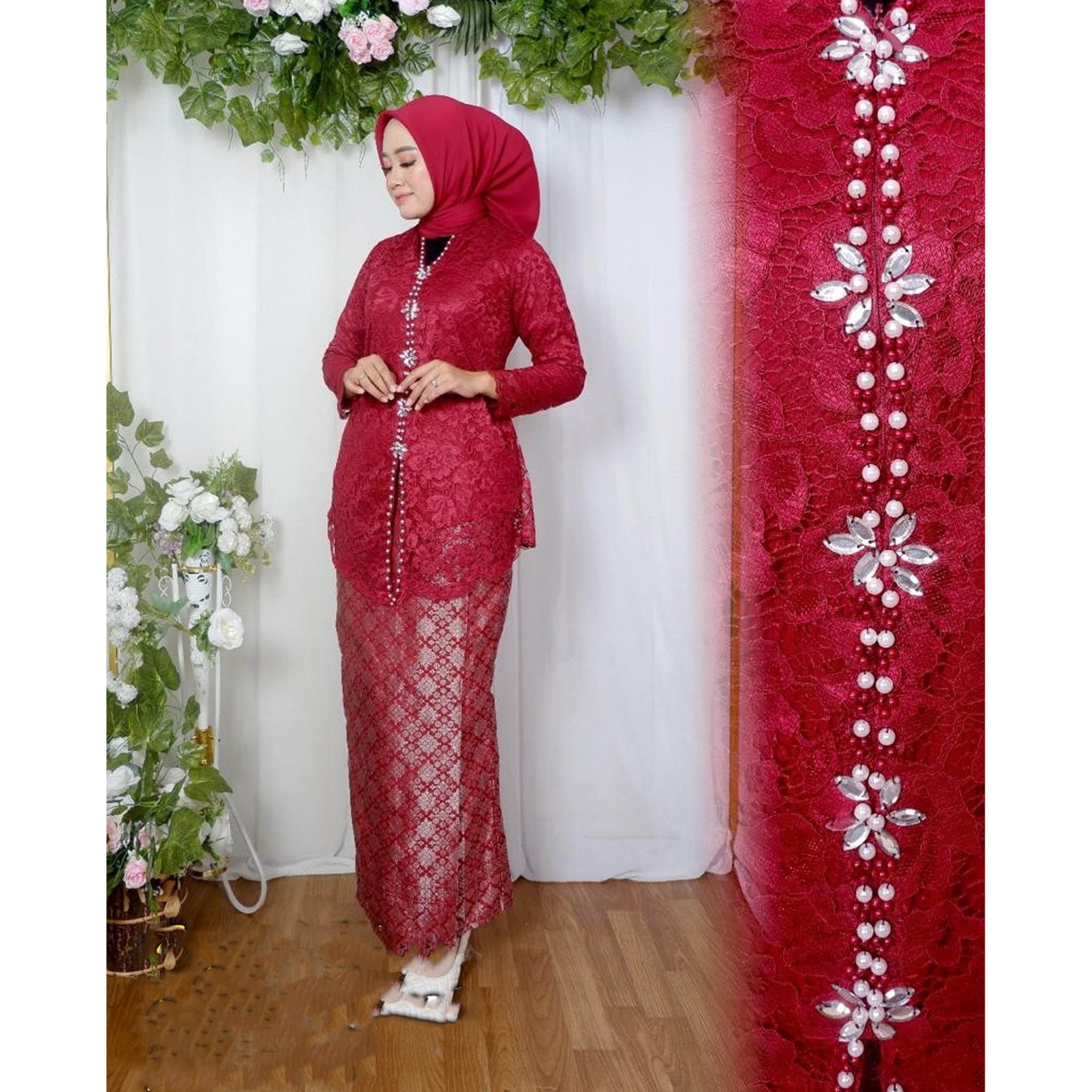 Encim Brocade Graduation Suit Kebaya: an Elegant Combination of ...