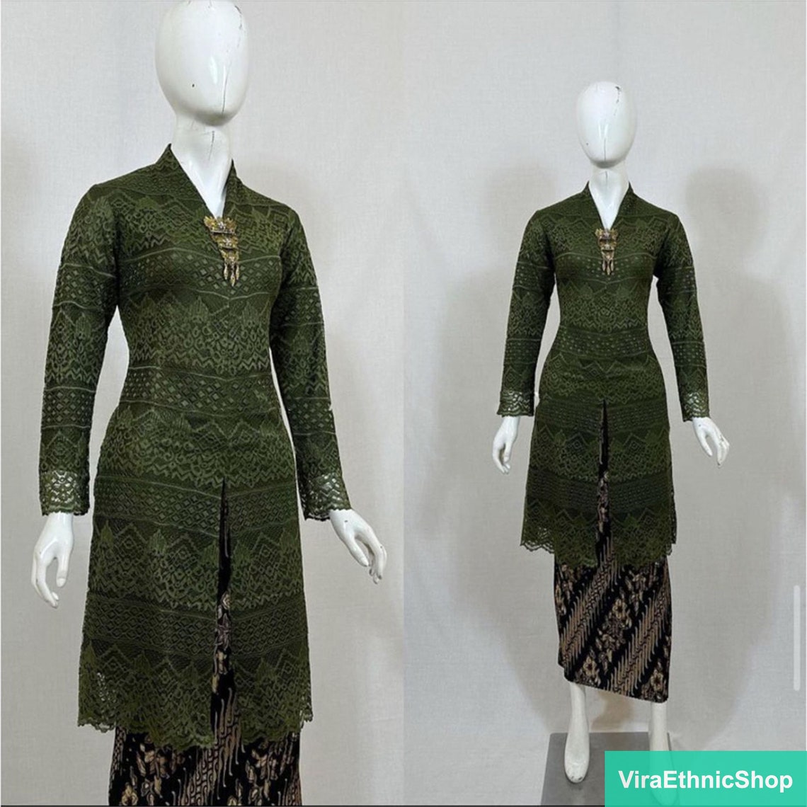 Brocade Tunic Kebaya: Beautiful Combination for Classy Couples Kebaya ...