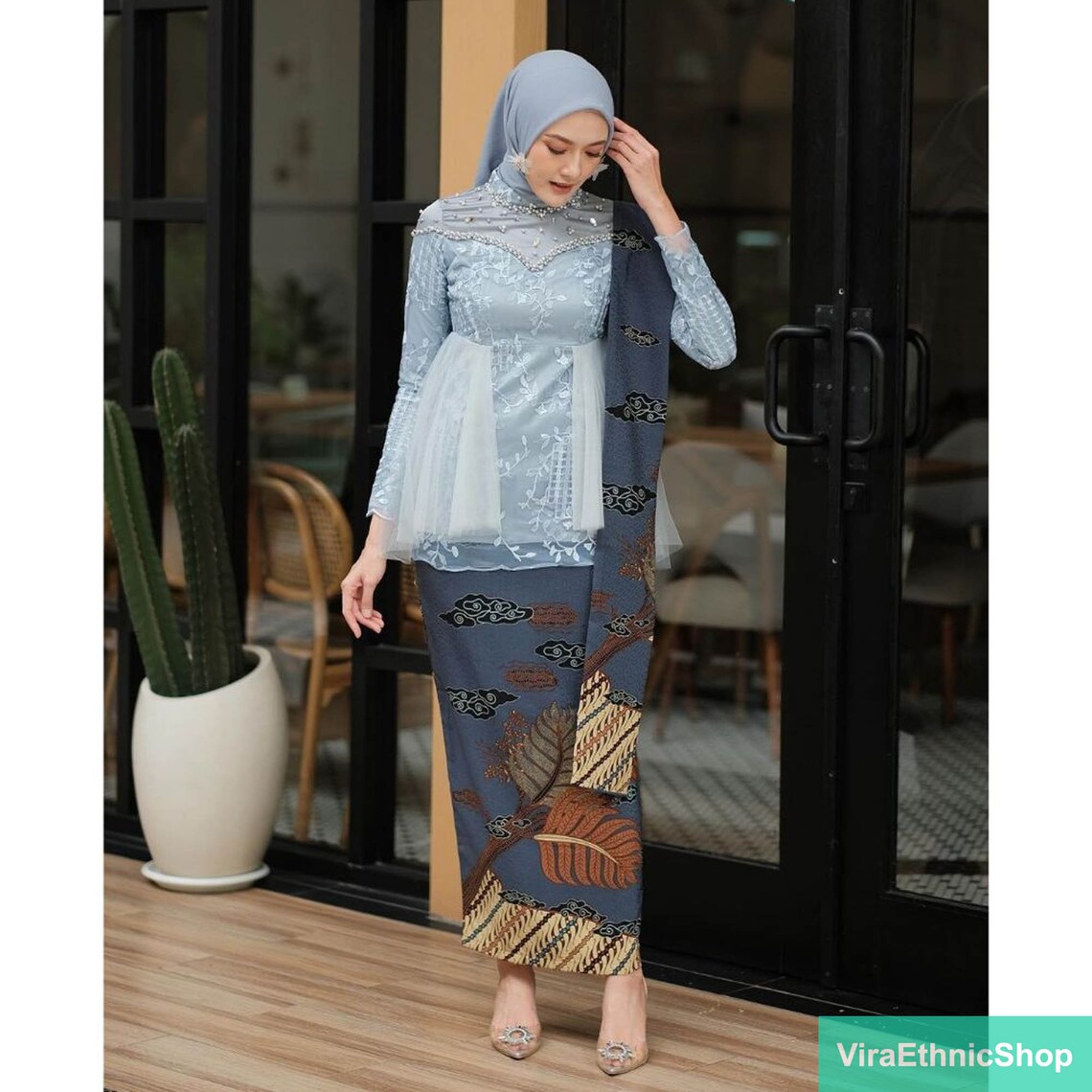 Elegant and Chic: Ameera Series Kebaya Set for Proposals and ...