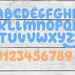 Blue Dog Alphabet With Numbers Svg, Designs Easy to Use Cartoon ...