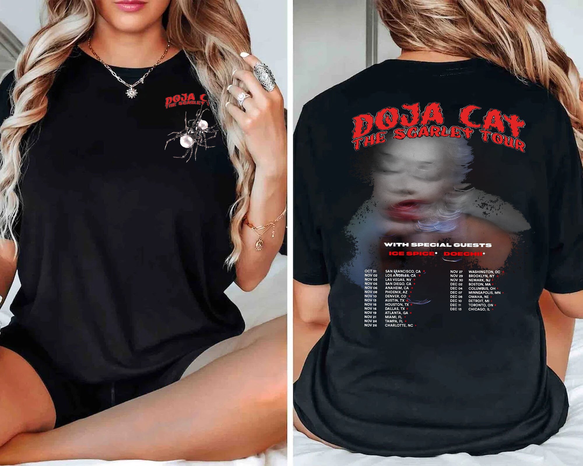 Doja Cat The Scarlet Tour 2023 Shirt, Doja Cat The Scarlet Tour 2023 ...