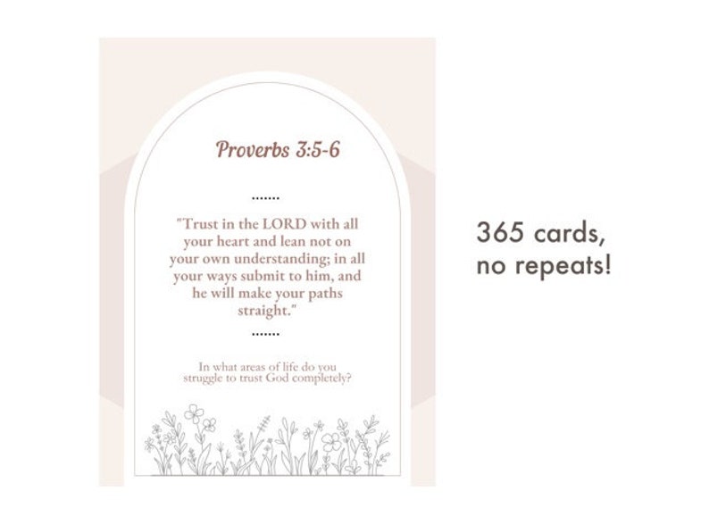 365 Bible Verses Printable, PDF, Daily Reflection for Religious ...