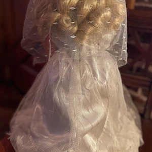 Creepy Doll, Haunted Ghost Bride, Hand Painted Horror Prop, Altered ...