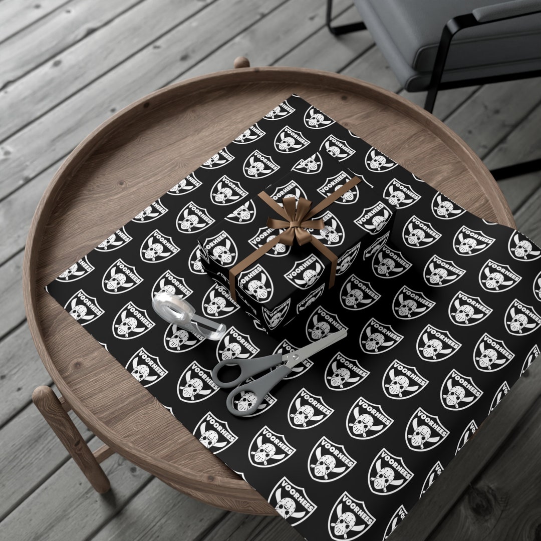 Jason Voorhees Gift Wrap Papers, Friday the 13th Vintage Horror Movie ...