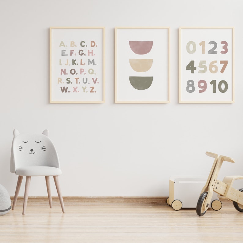 Alphabet - Upper and Lower Case, | Educational Poster - Etsy