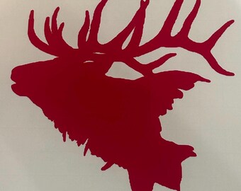 Elk Sticker Elk Decal Auto Sticker Elk Car Sticker Funny Car Decal ...