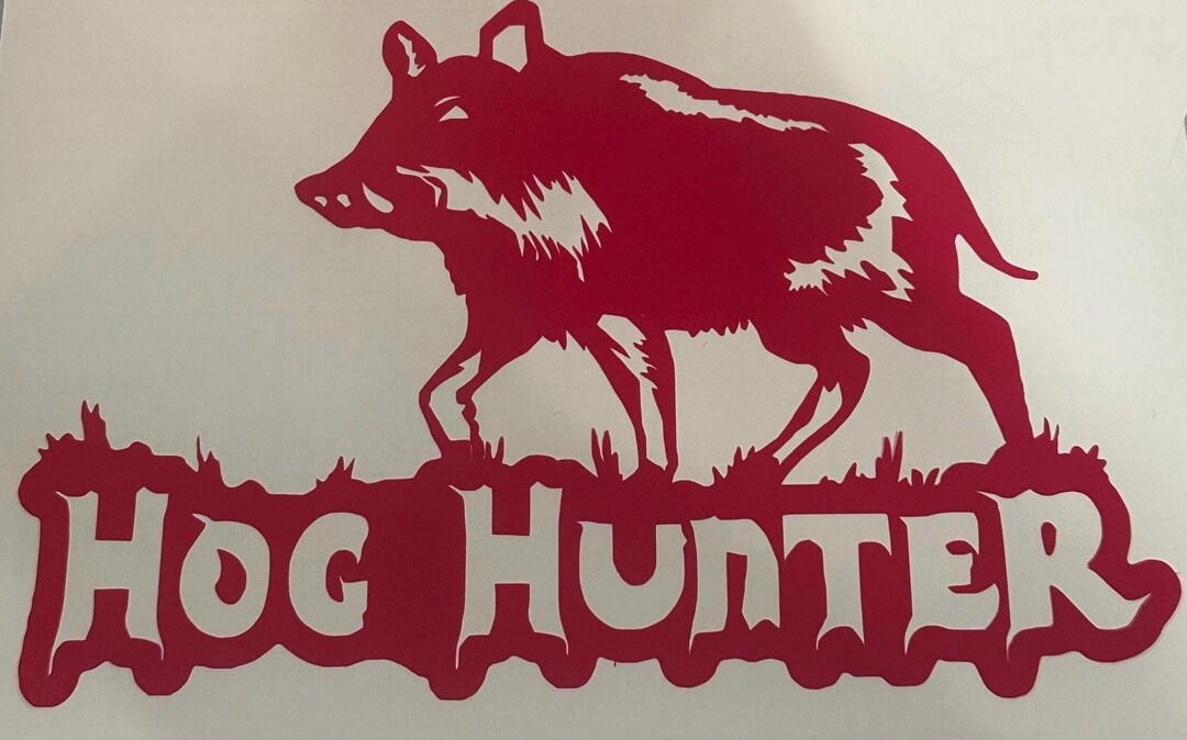 Hog Hunter Decal - Etsy