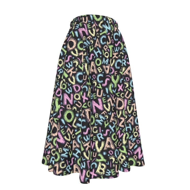 Chalkboard Letters | Abc's Teacher Alphabet Hyperlexia | Women's Long ...