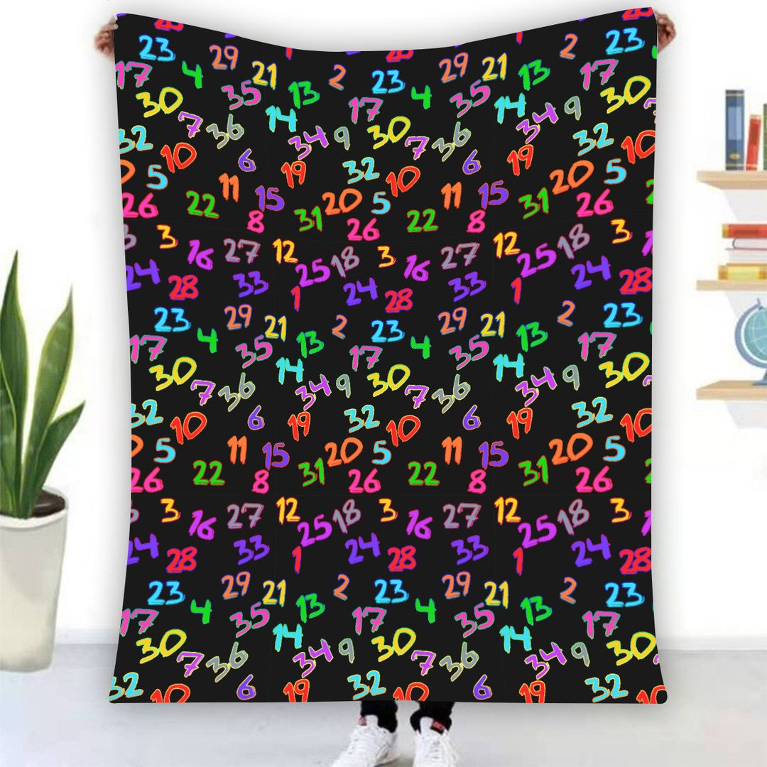 Number Pattern | Numbers 1 - 36 | Multi-color Black | for Hypernumeric ...