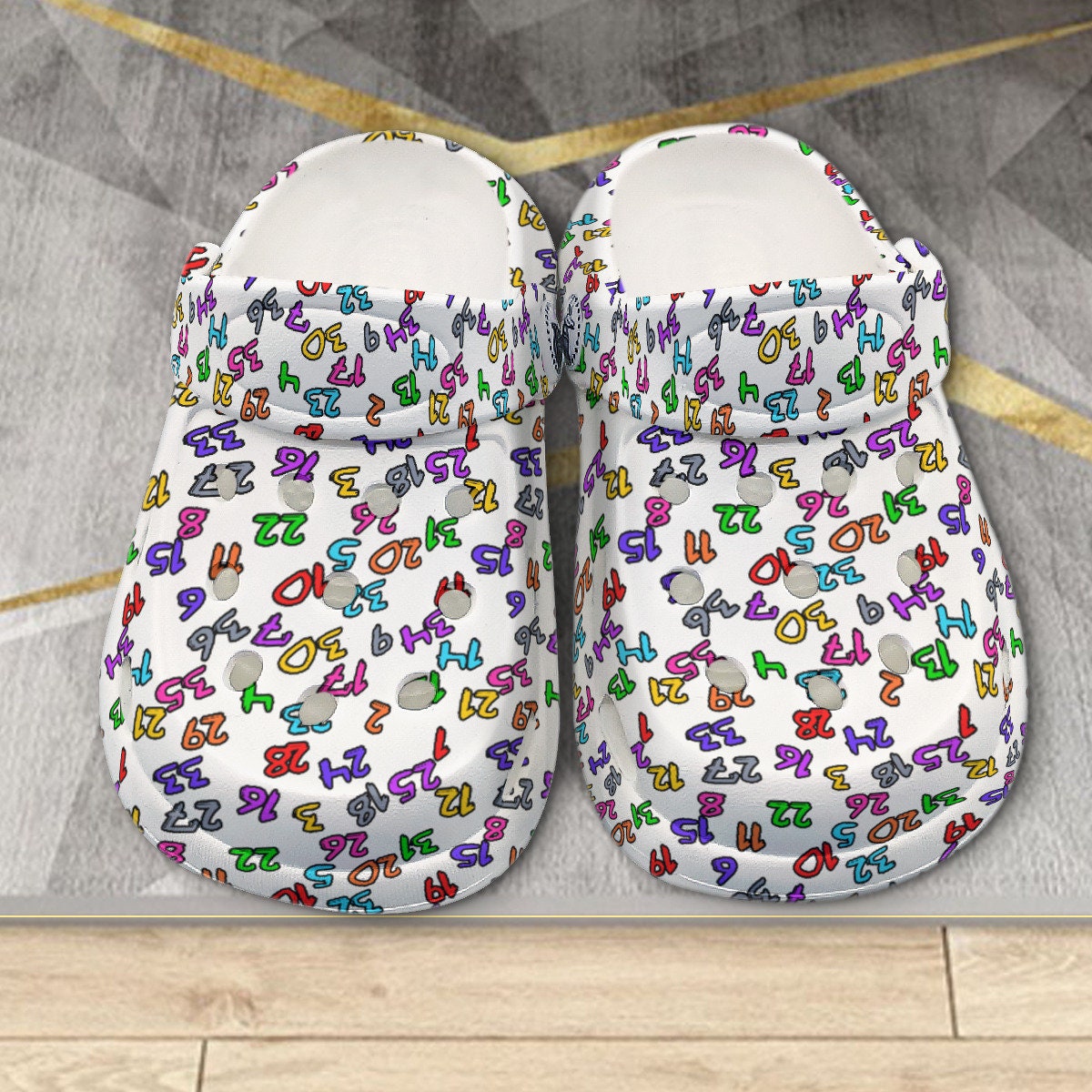 Number Pattern Numbers 1 36 Multi-color White for Hypernumeric ...