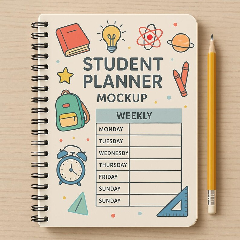 Printable Kids, School Planner, Fun & Colorful, Weekly Schedule ...
