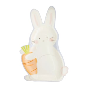 Bunny With Carrot Shaped Paper Plate - Etsy