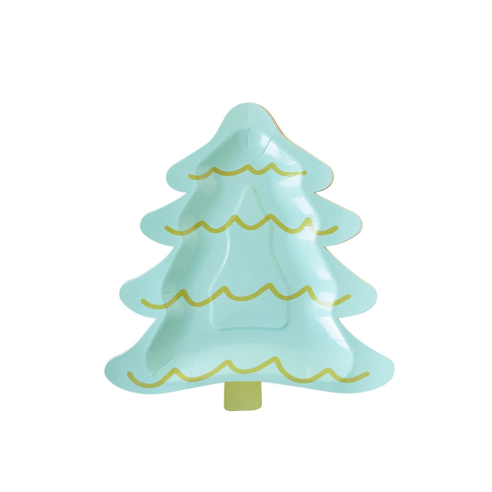 Bright Holiday Tree Shaped Paper Plate Set - Etsy