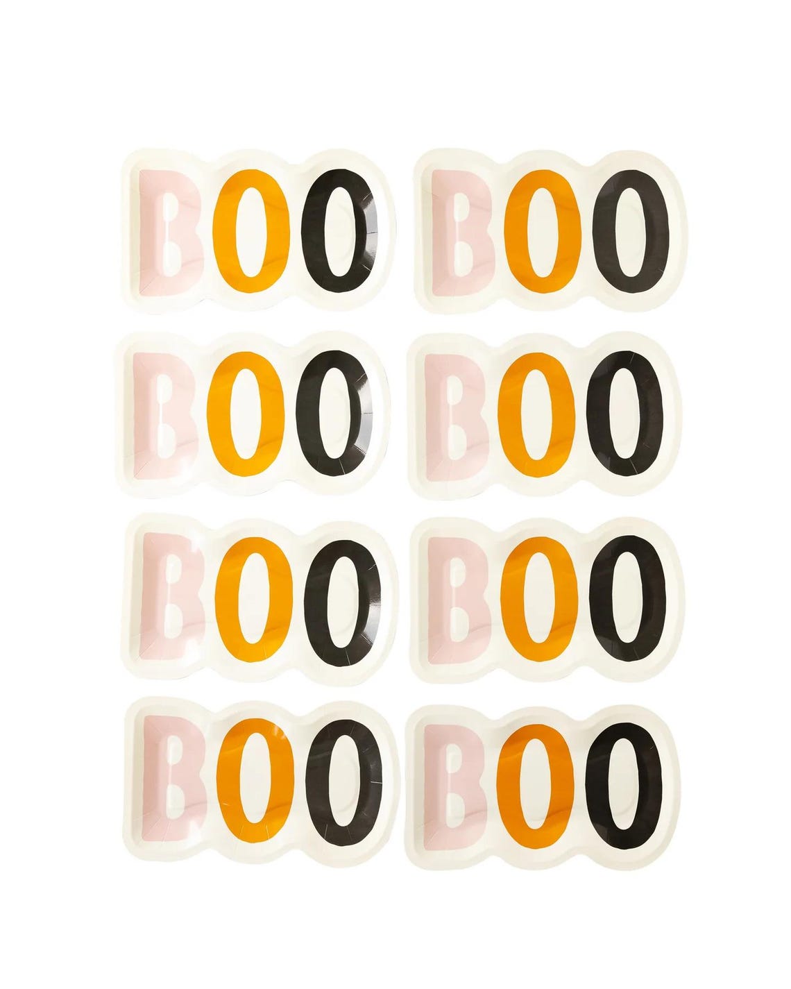 Hey Pumpkin Boo Shaped Paper Plate - Etsy