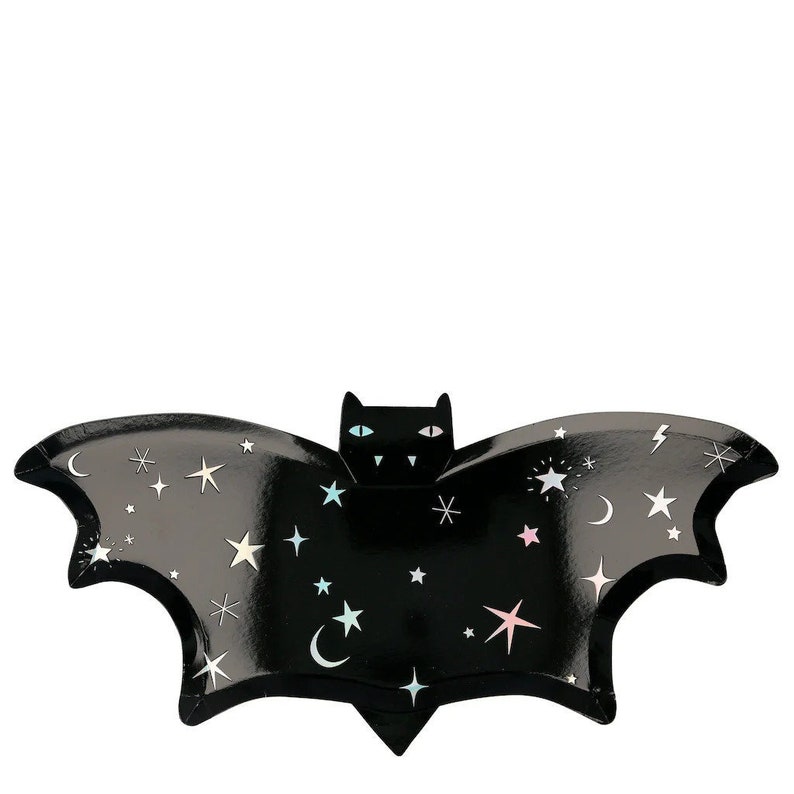 Sparkle Bat Plates - Etsy