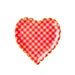 Checkered Heart Shaped Paper Plate - Etsy