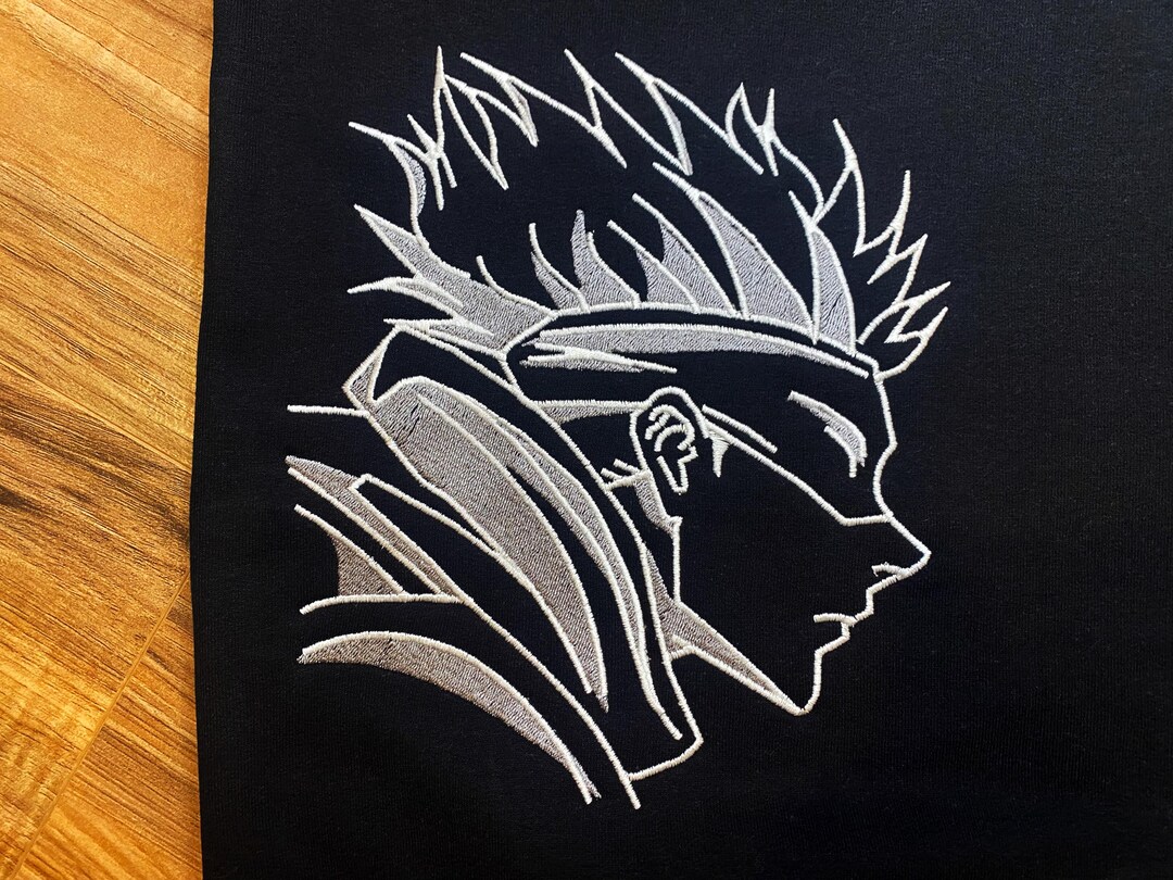 Embroidered Gojo Shirt/sweatshirt - Etsy