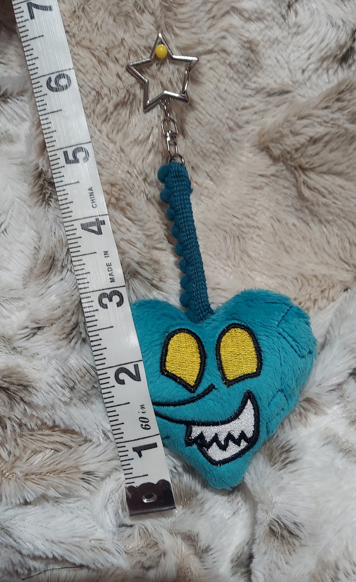 Spamton Heart Attack Plush Keychain Deltarune - Etsy