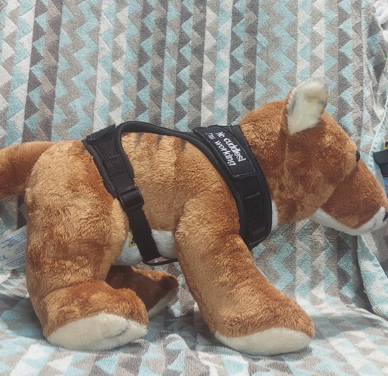 Emotional Support Stuffed Animal Sew/glue on Patches for Harnesses - Etsy