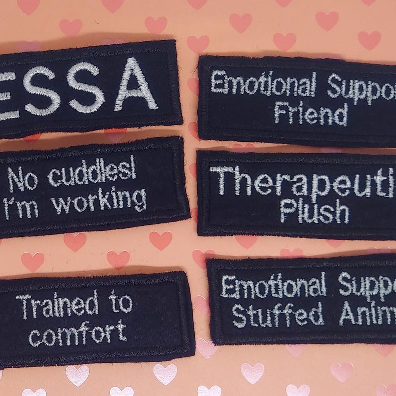 Emotional Support Harness Plush Essa - Etsy