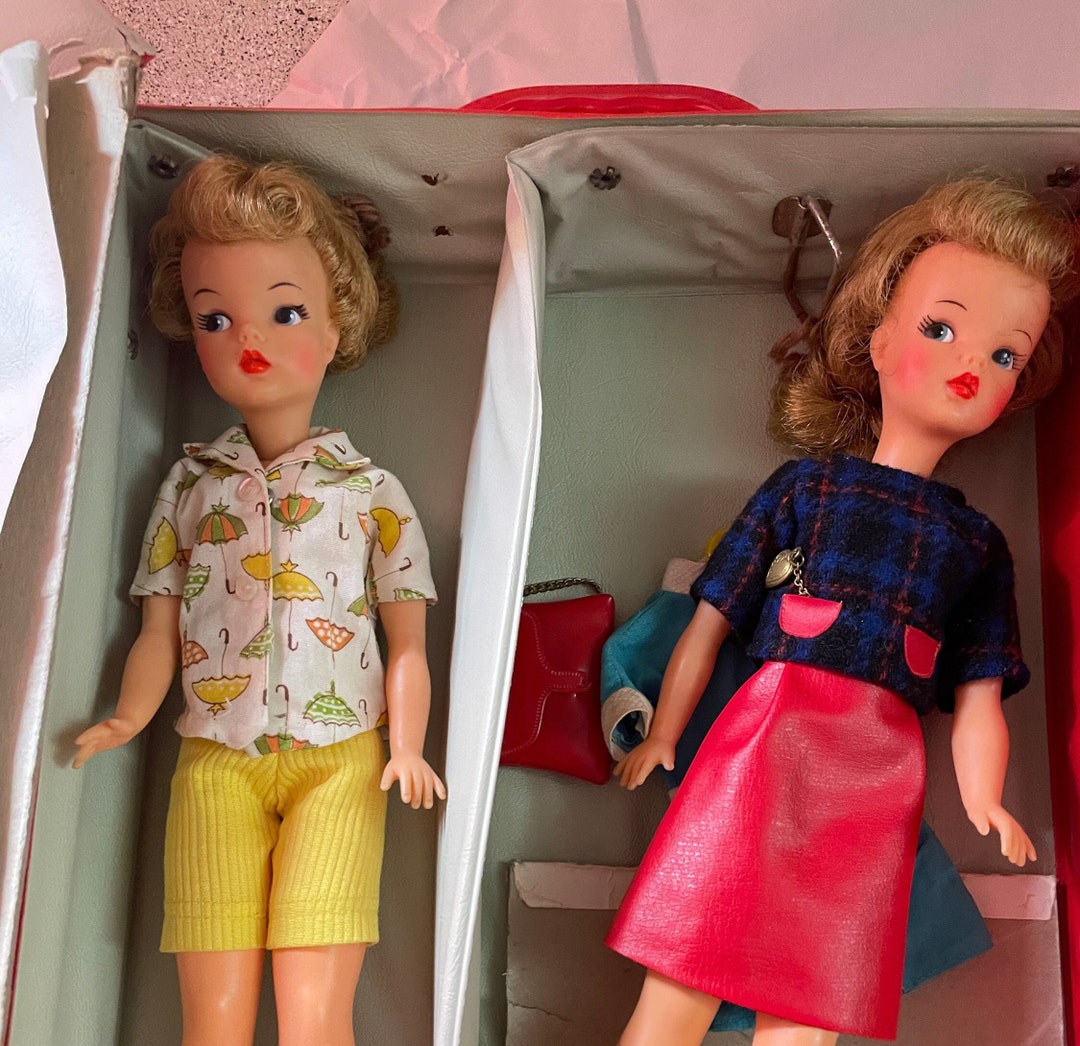 Ideal Tammy Dolls Tammy Case Plus Accessories. Great Condition, 1962 Bodies With Ponytails Only ...