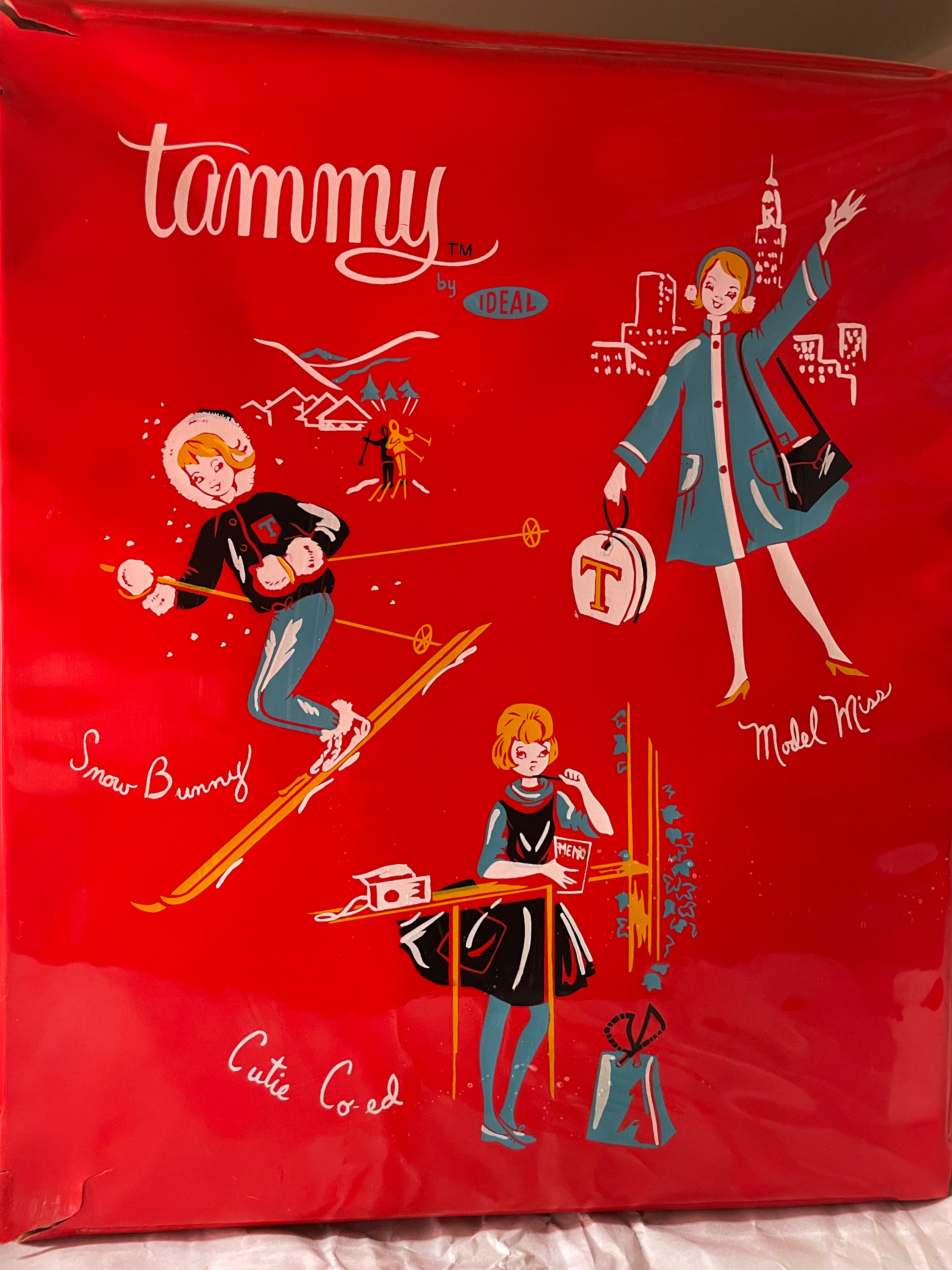 Ideal Tammy Dolls Tammy Case Plus Accessories. Great Condition, 1962 Bodies With Ponytails Only ...