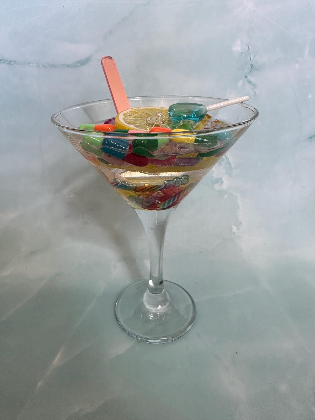 Martini Glass Fake Martini Made of Synthetic Resin Pop Art Sculpture ...